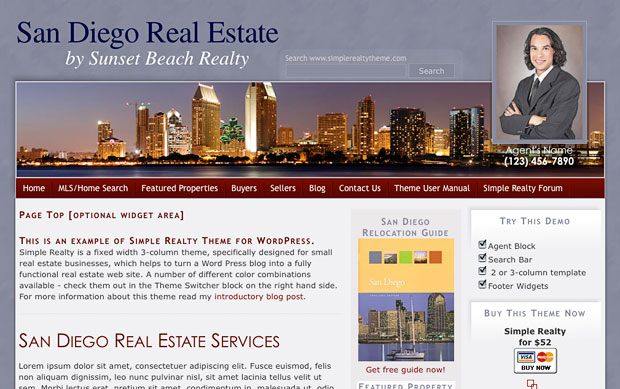 Simple Realty: A Real Estate Theme for Thematic – ThemeShaper