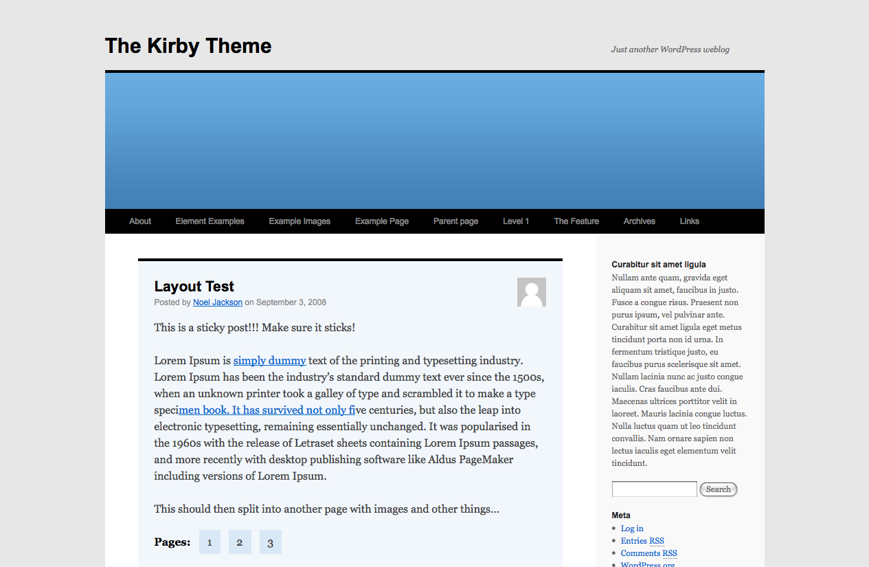 kirby-layout – ThemeShaper