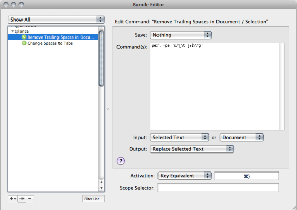 Using TextMate for WordPress Code Cleanup – ThemeShaper
