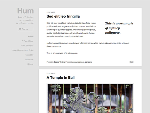hum – ThemeShaper