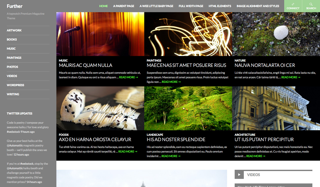 Behind the Design of the Further Theme – ThemeShaper