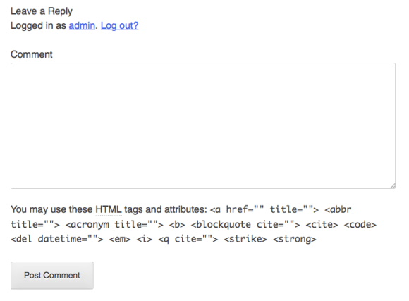 The WordPress Theme Comments Template – ThemeShaper
