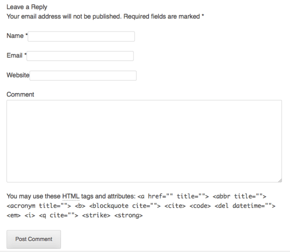 The WordPress Theme Comments Template – ThemeShaper