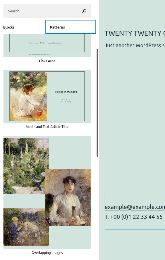 Getting Started with Block Themes: Patterns – ThemeShaper