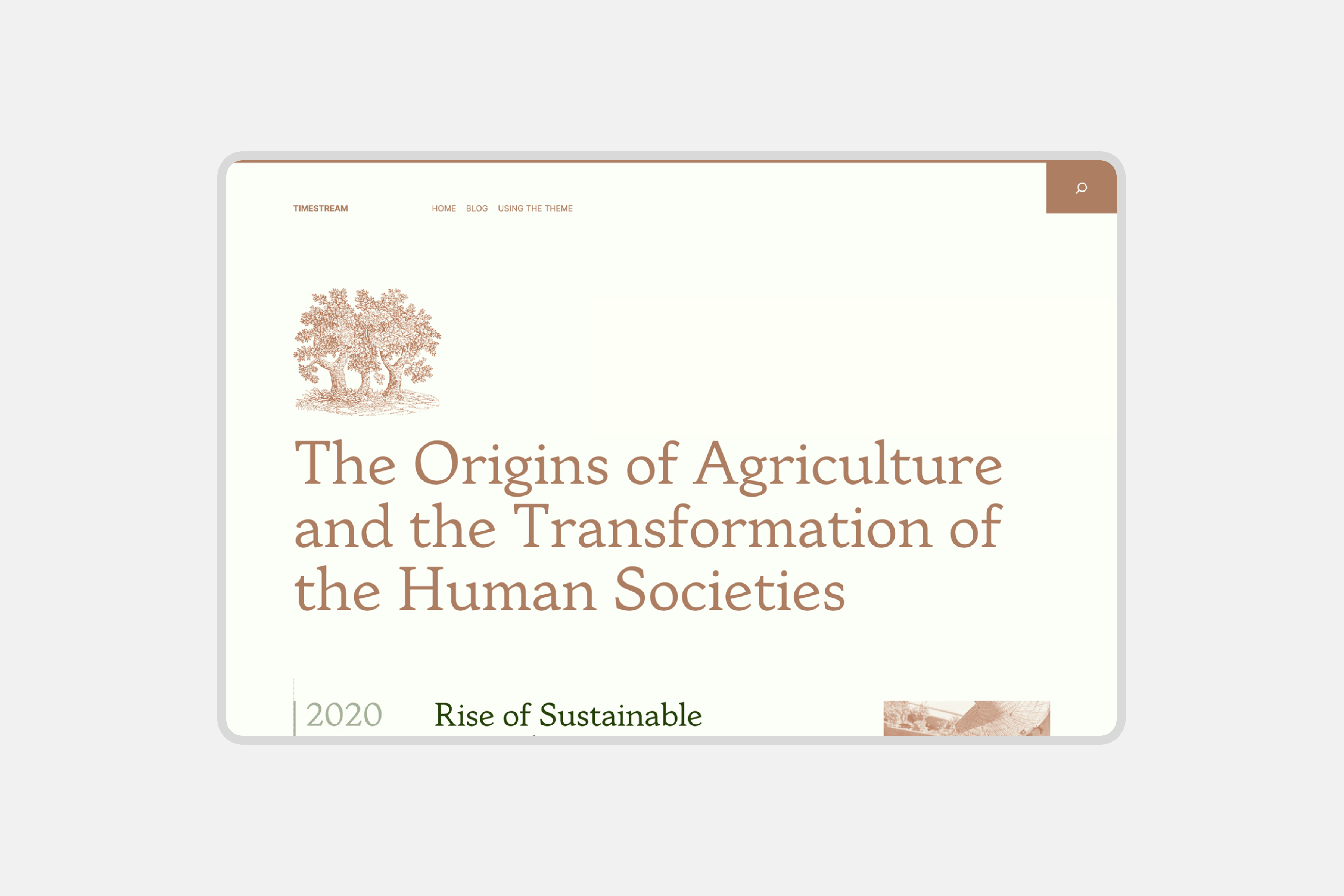 Timestream – ThemeShaper