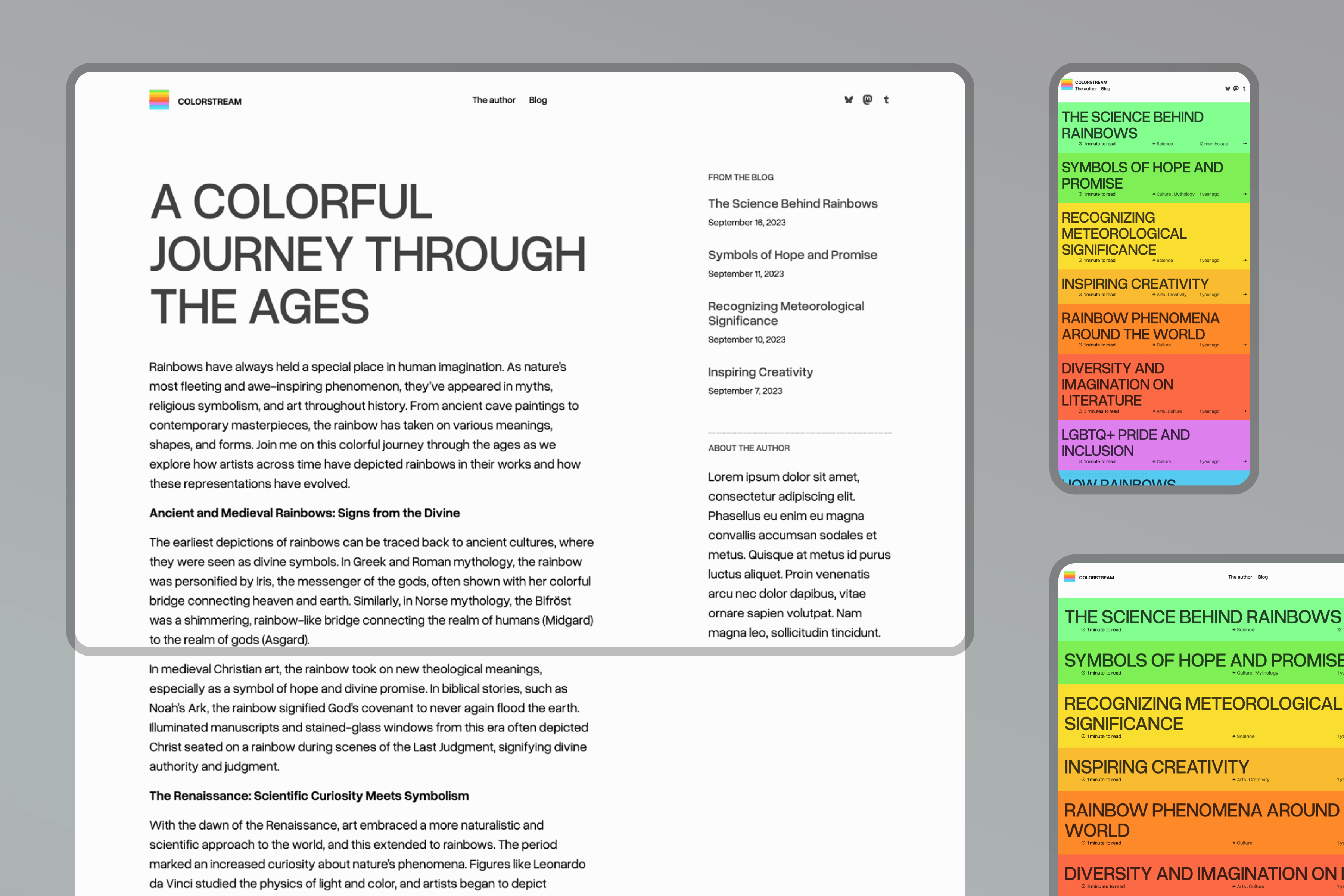 Colorstream – ThemeShaper