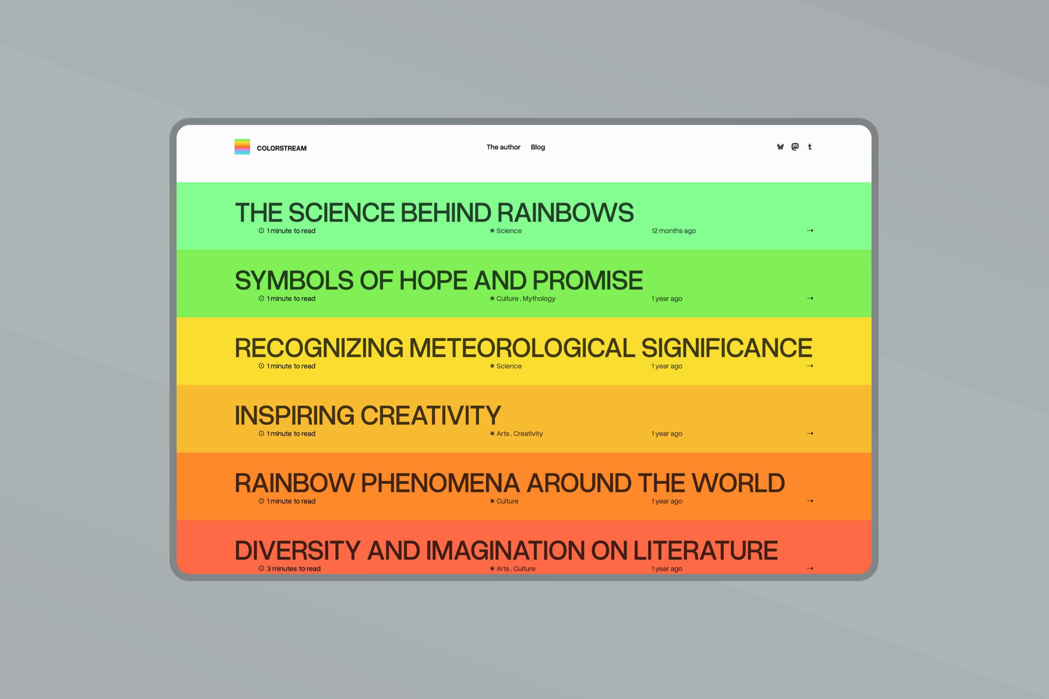 Colorstream – ThemeShaper
