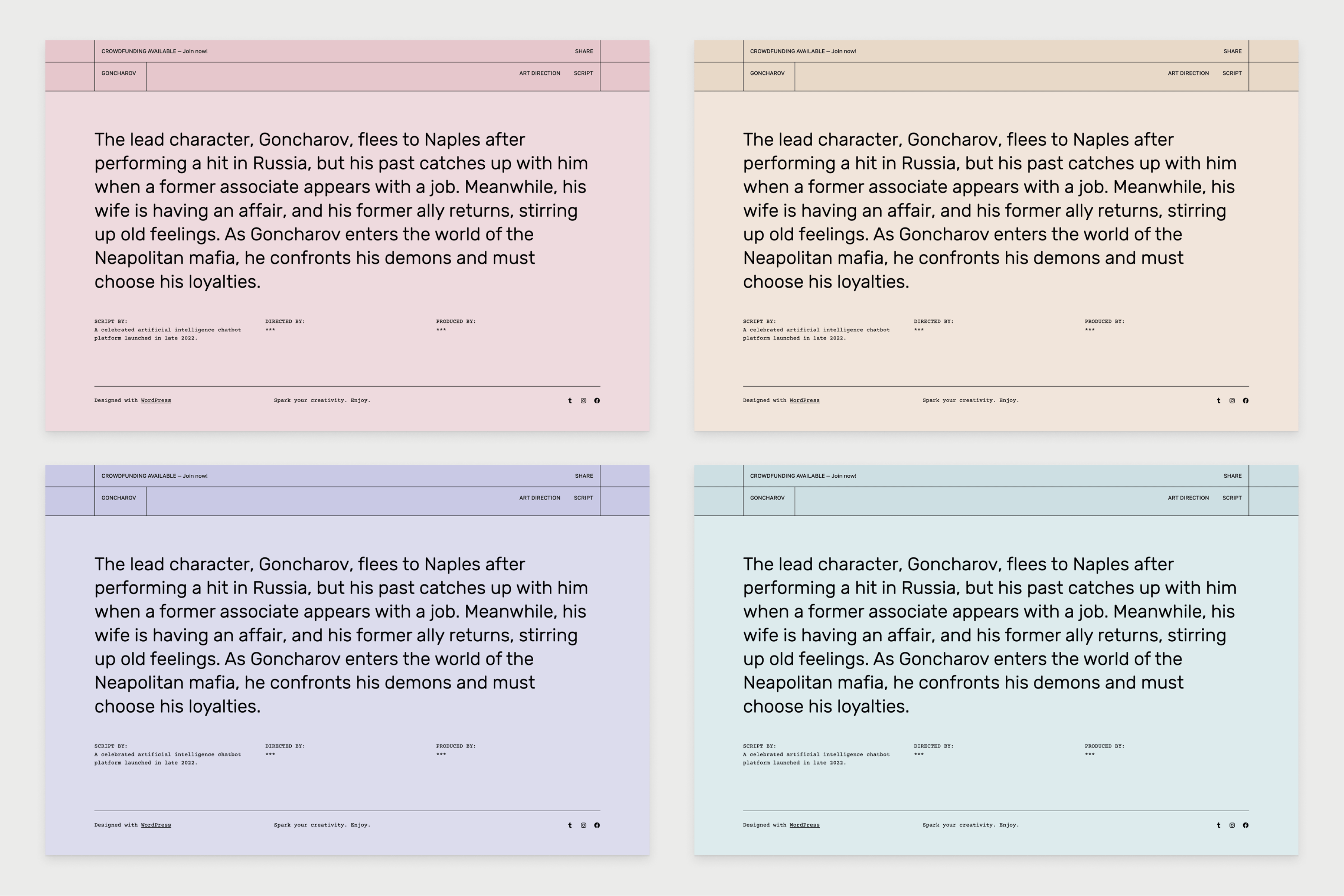 Moviescript – ThemeShaper