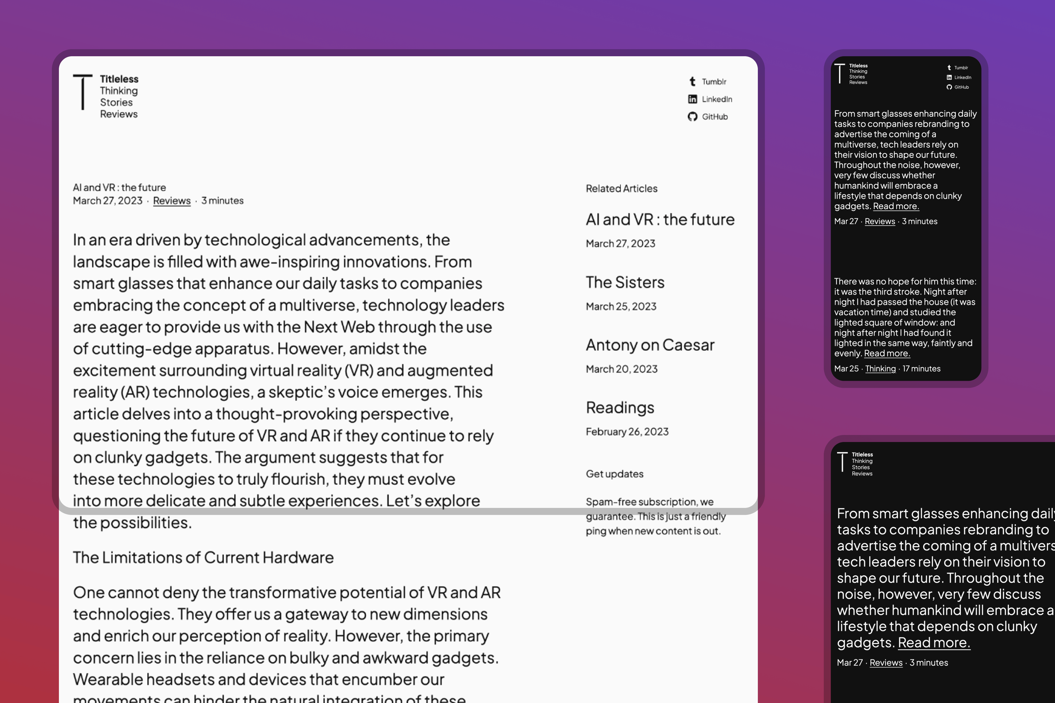 Titleless – ThemeShaper