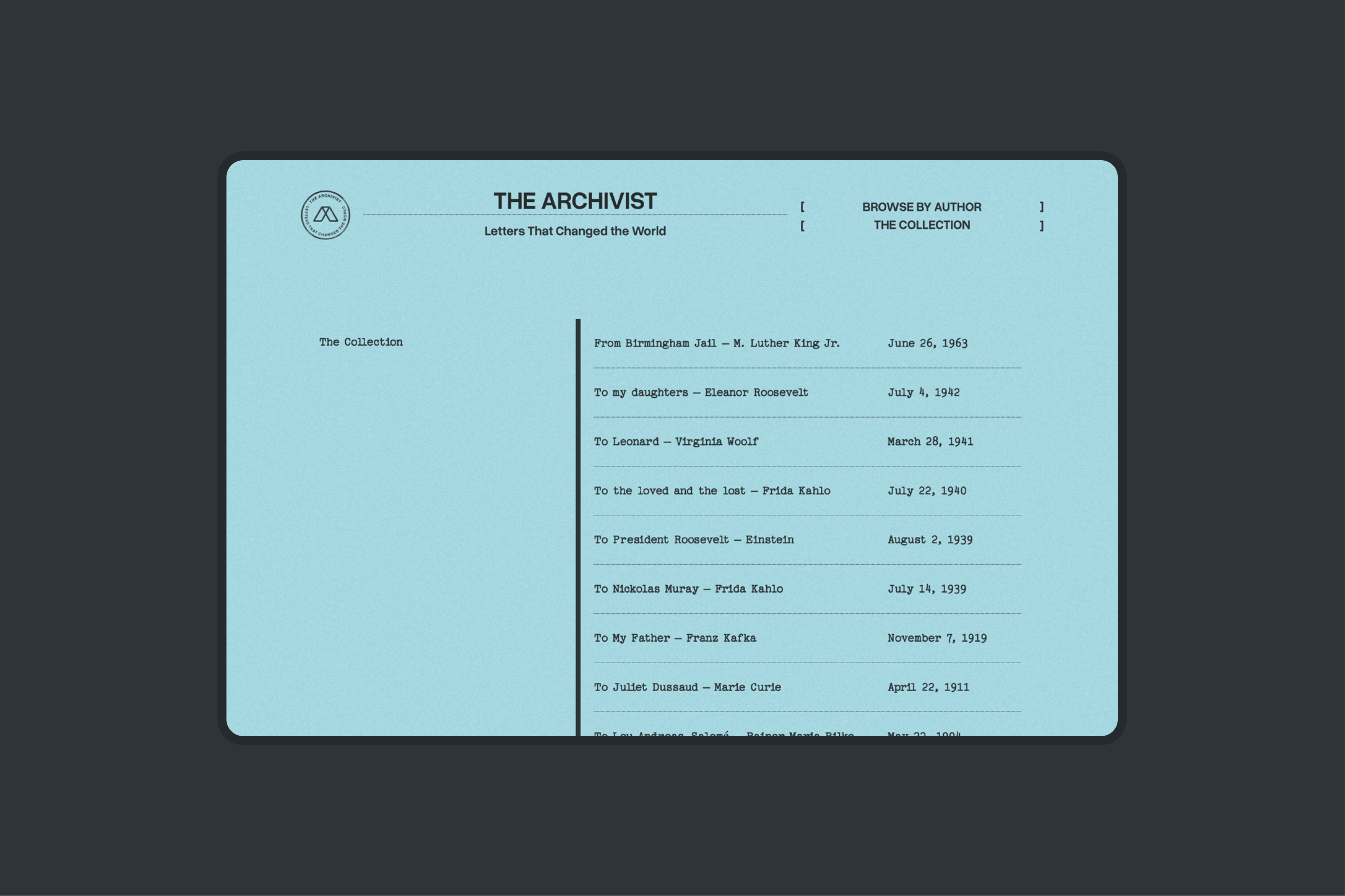 Archivist – ThemeShaper